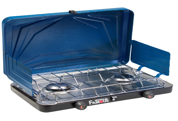 DELUXE 2 BURNER PROPANE STOVE